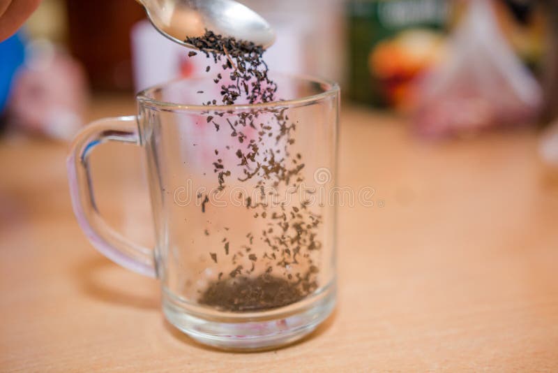 Fill Tea in a Bowl. Tea Preparation Stock Photo - Image of healthy ...
