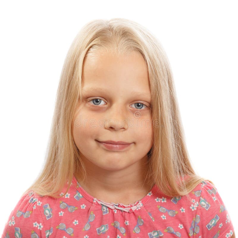 Petite fille mignonne photo stock. Image du joyeux, mode - 23429888