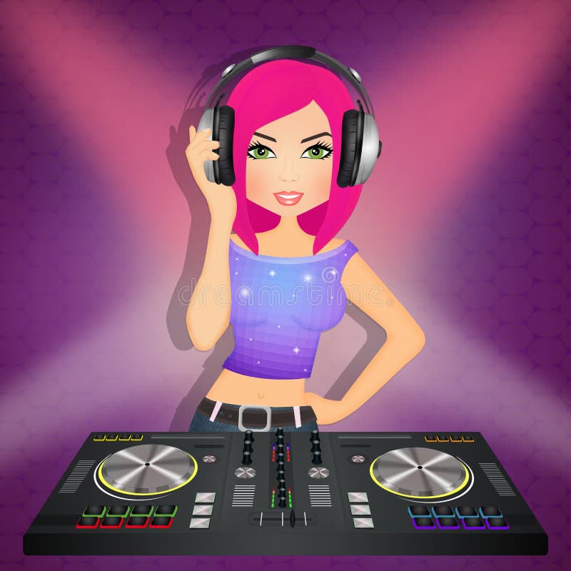 Illustration De Console Du DJ Illustration Stock - Illustration du ...