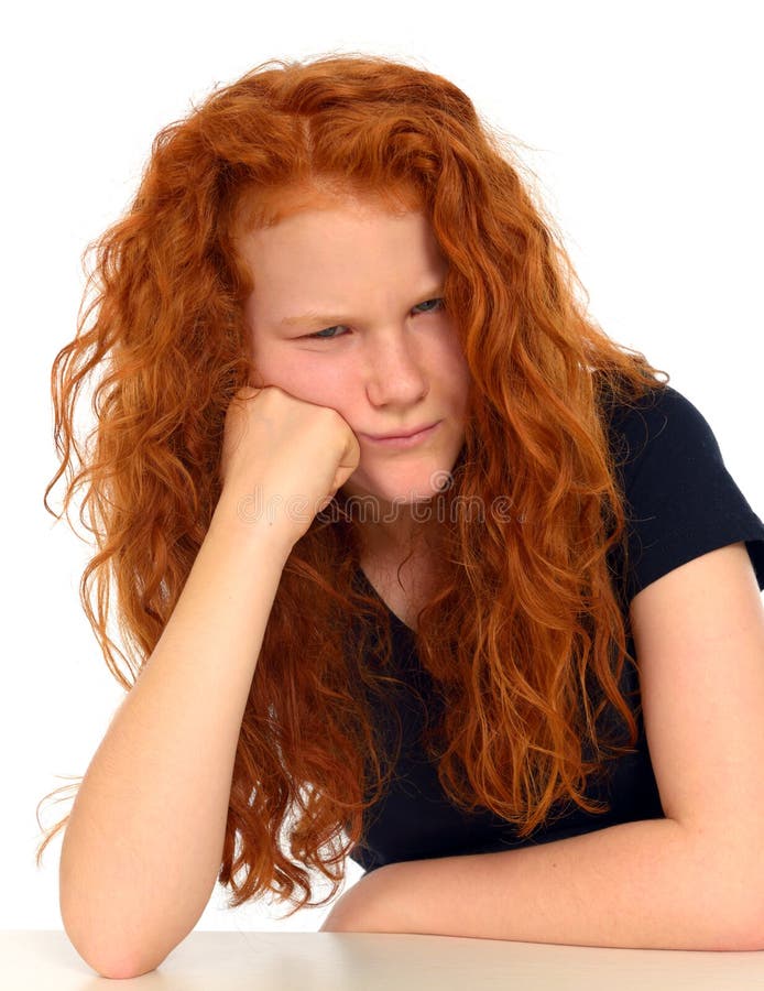 Fille fâchée image stock. Image du verticale, sain, normal - 40145131