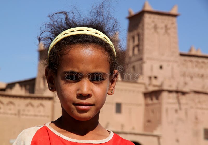 Fille marocaine photo stock éditorial. Image du ethnique - 24439423