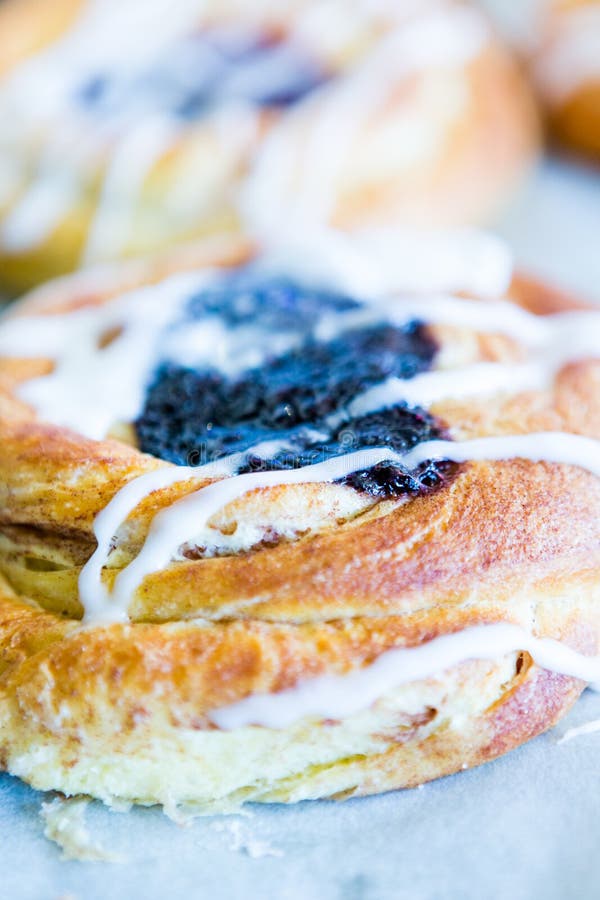 Filled danishes stock image. Image of loaf, round, pastry - 37836705