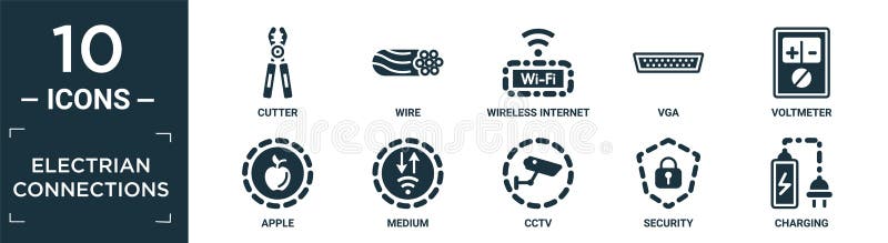 The apple connections stock vector. Illustration of banner - 222313097