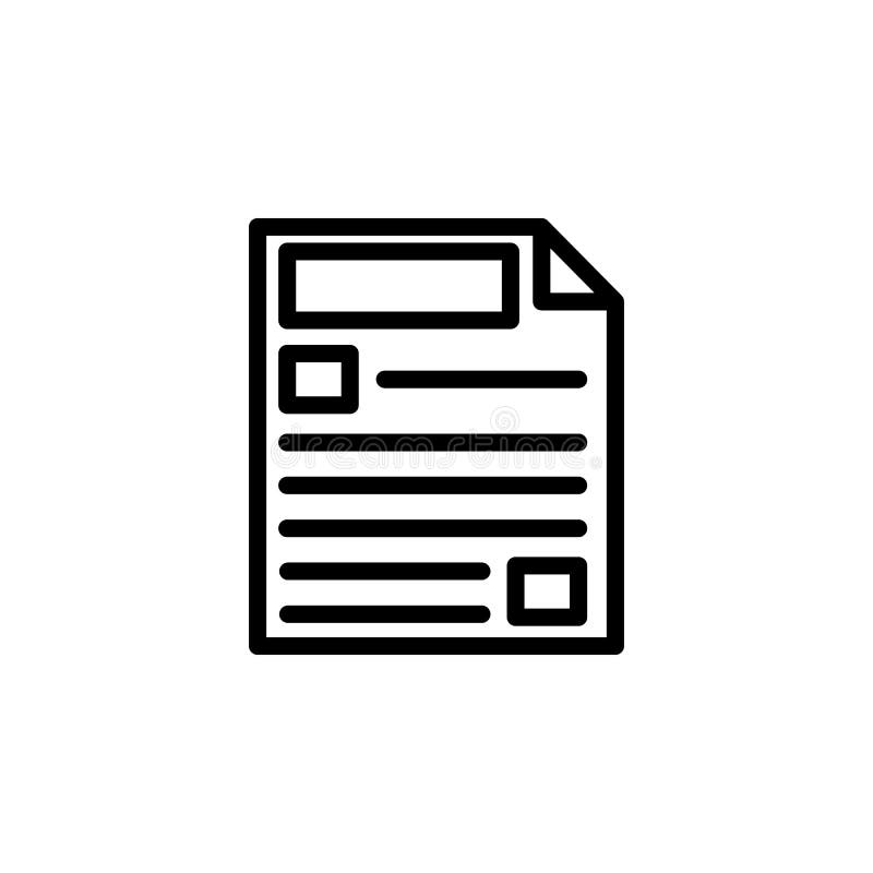 Filled-in Form Icon. Element of Simple Icon for Websites, Web Design ...