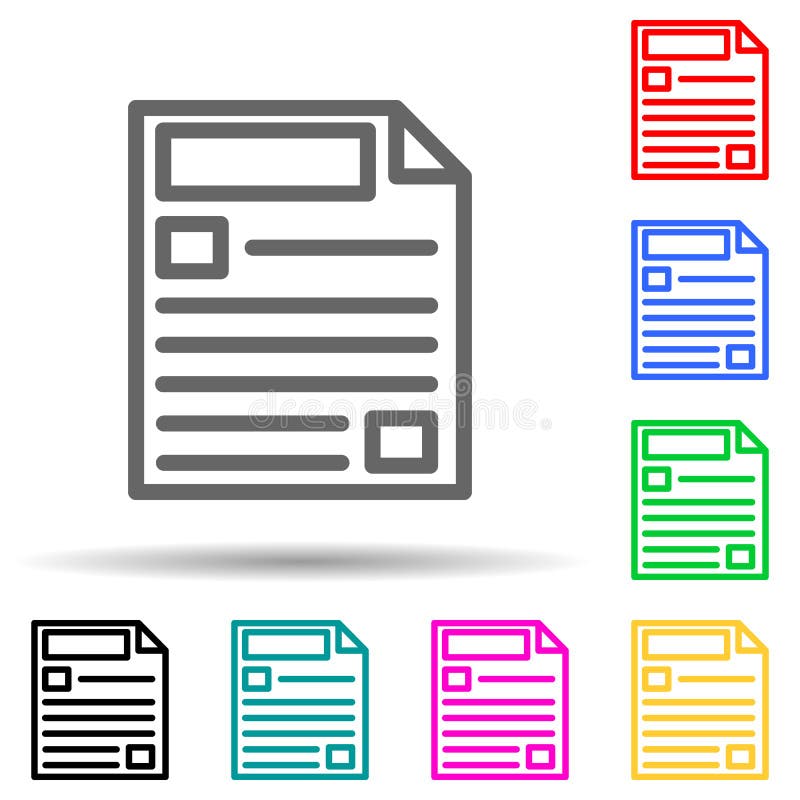 Filled-in Form Icon. Element of Simple Icon for Websites, Web Design ...