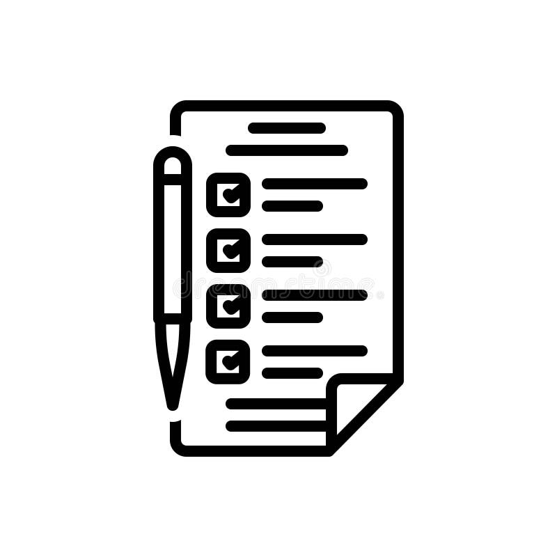 Black Line Icon for Filled, Loaded and Full Stock Vector - Illustration ...