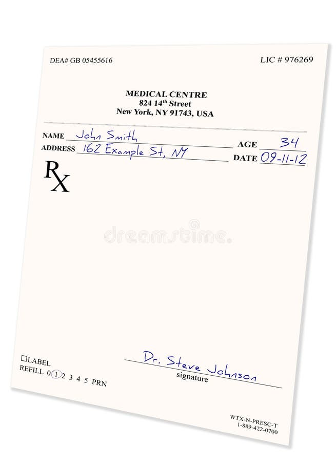 Filled In Medical Questionnaire With Sphygmomanometer Stock Image ...