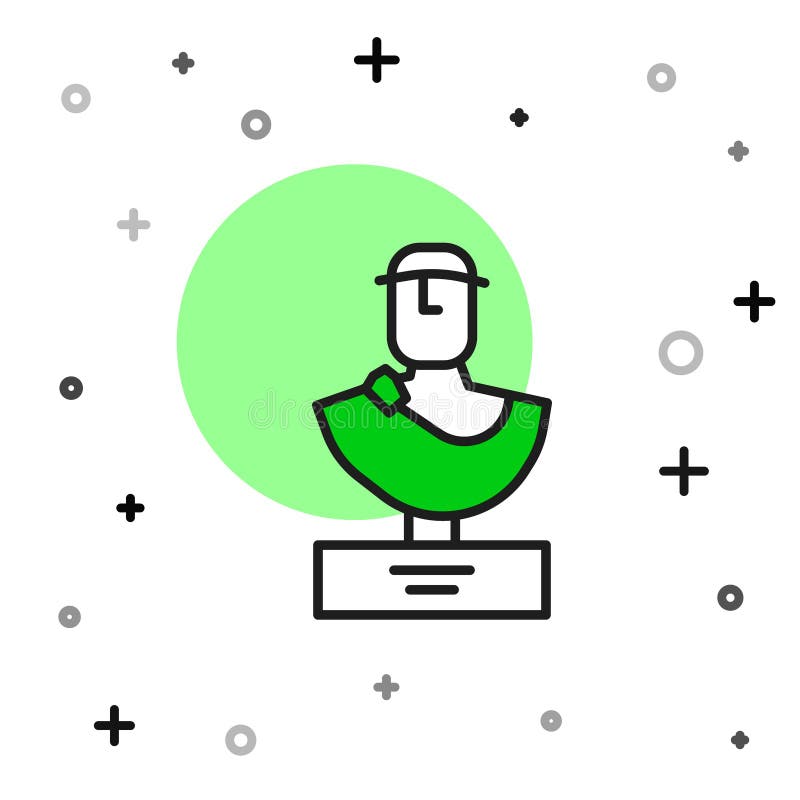 Human Bust Icon Outline Stock Illustrations – 300 Human Bust Icon ...