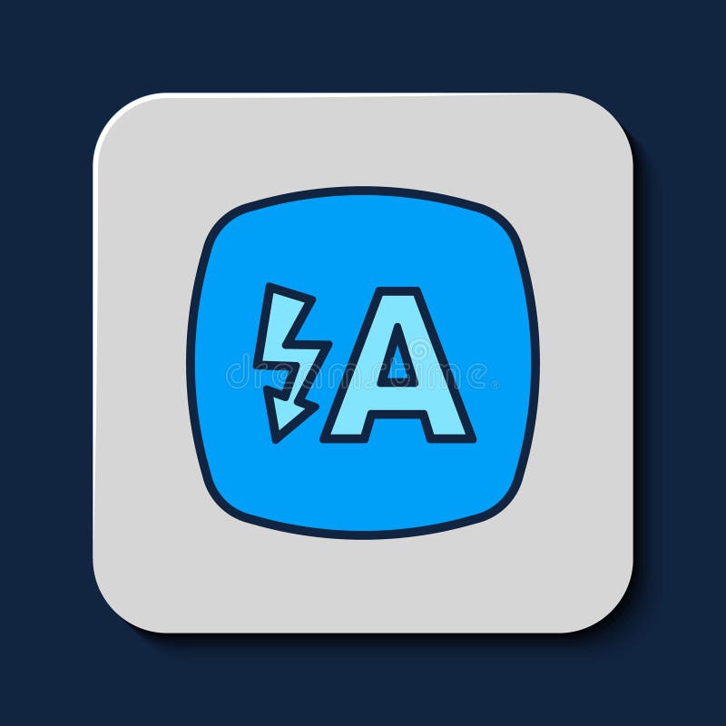 Auto Flash Vector Icon Sign Symbol Stock Vector - Illustration of ...