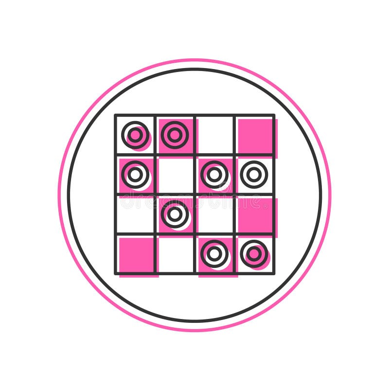 Checkerboard Outline Stock Illustrations – 395 Checkerboard Outline ...