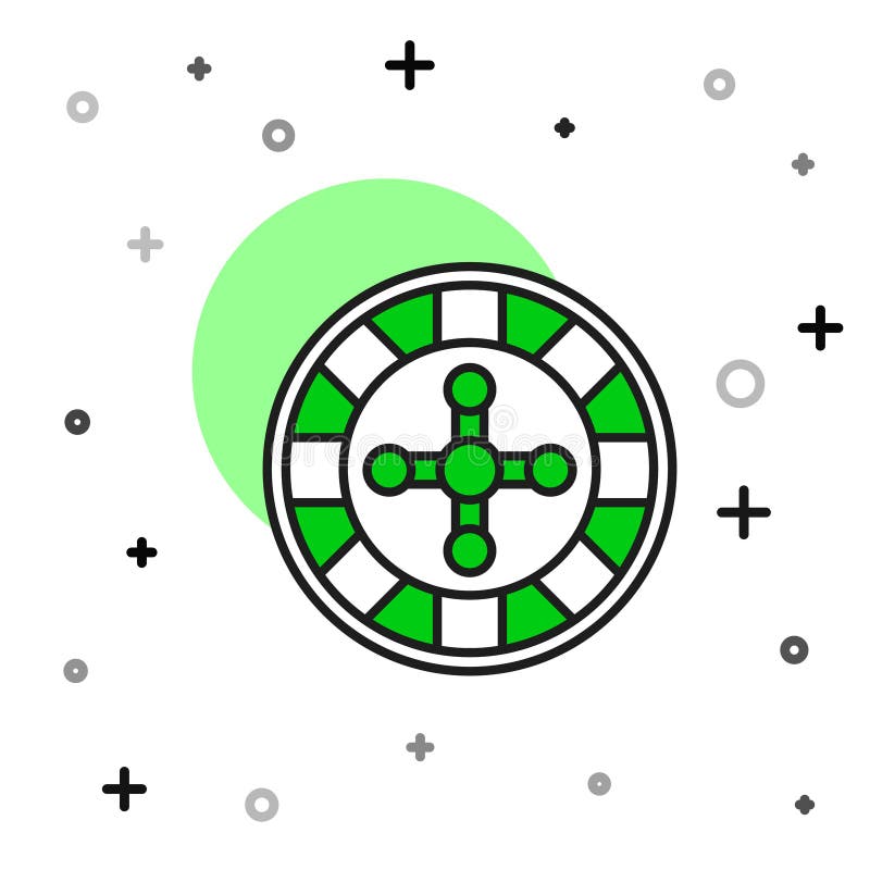 Roulette Wheel Outline Stock Illustrations – 1,712 Roulette Wheel ...