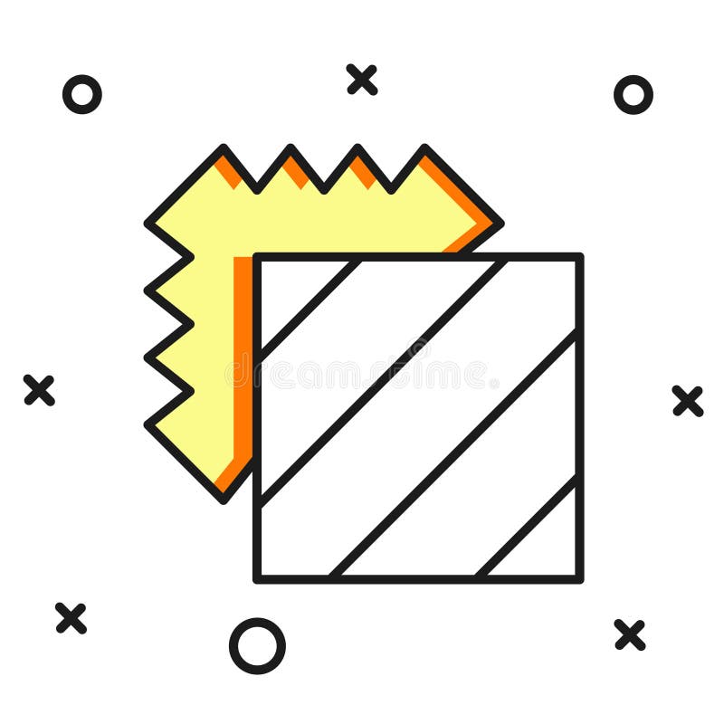 Filled Outline Layers Clothing Textile Icon Isolated on White ...