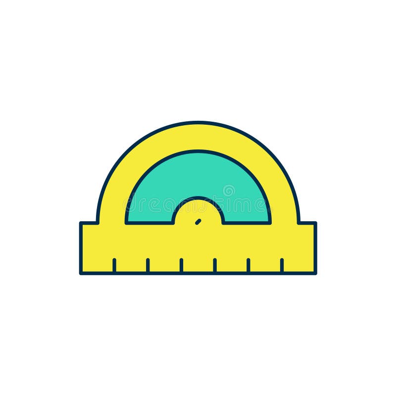 Filled Outline Protractor Grid for Measuring Degrees Icon Isolated on ... Filled Outline Protractor Grid for Measuring Degrees Icon Isolated on ...