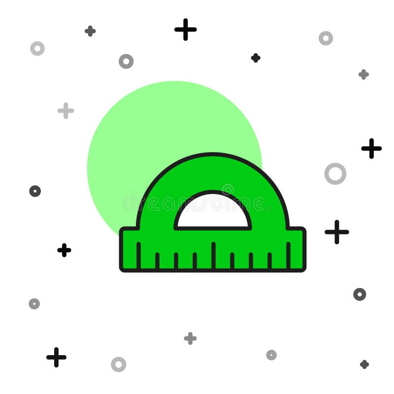 Filled Outline Protractor Grid for Measuring Degrees Icon Isolated on ... Filled Outline Protractor Grid for Measuring Degrees Icon Isolated on ...