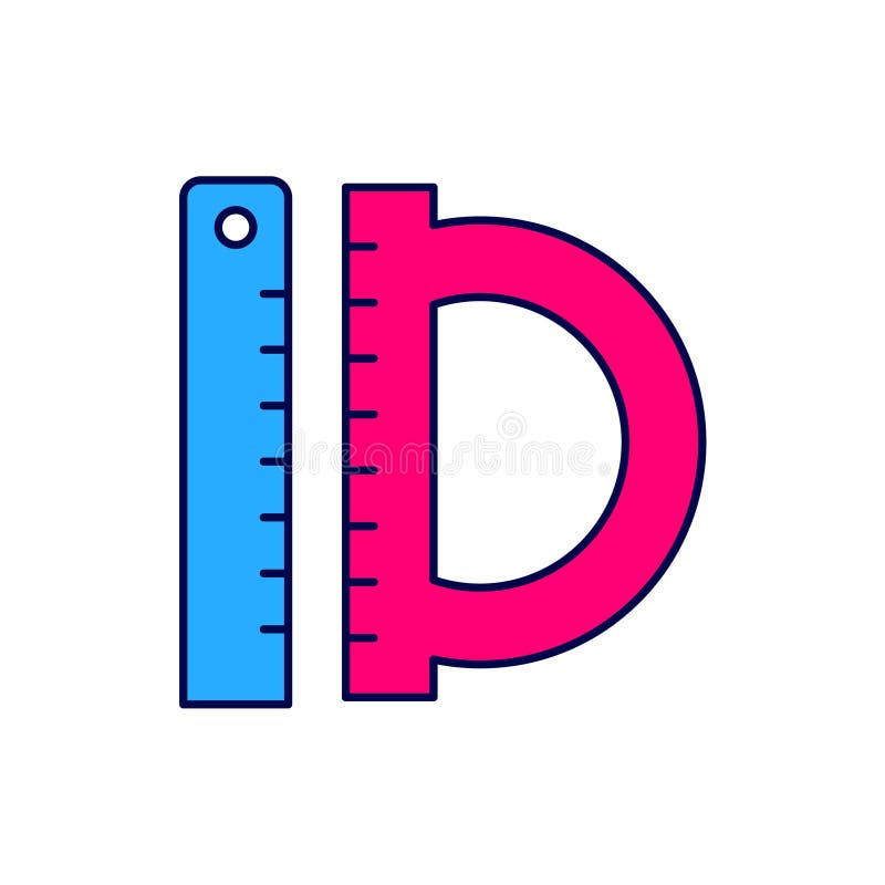 Filled Outline Protractor Grid for Measuring Degrees Icon Isolated on ... Filled Outline Protractor Grid for Measuring Degrees Icon Isolated on ...