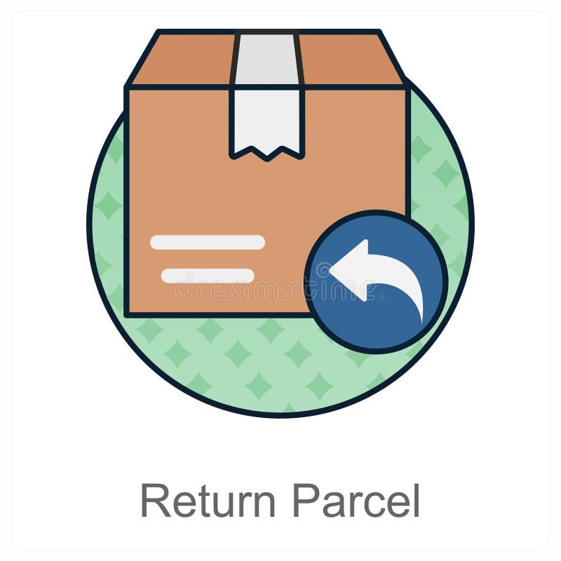 Return Parcel stock vector. Illustration of delivery - 340620812