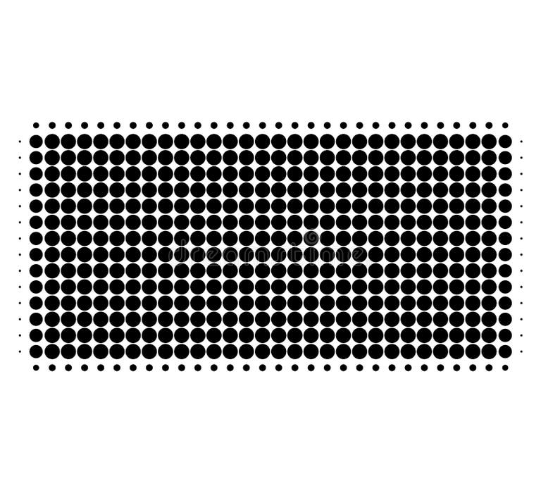 Dotted Rectangle Filled Dots Stock Illustrations – 349 Dotted Rectangle ...
