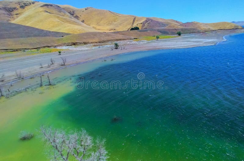 A Filled Reservoir - a Full Reservoir during California Interstate 5 ...
