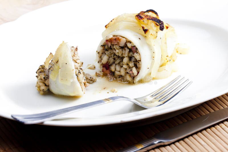 Filled sepia stock image. Image of baked, cooked, meal - 24810353