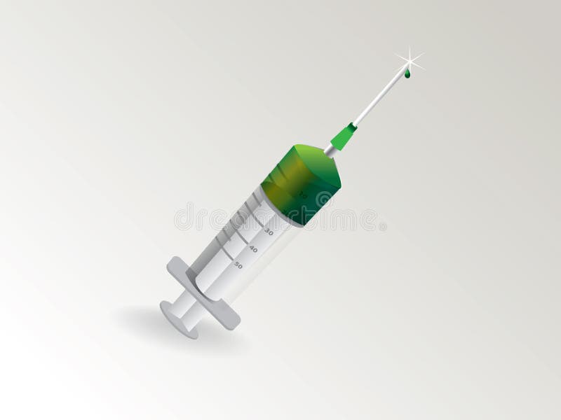 Pre-filled Syringe Isolated. 3D Rendering Stock Illustration ...