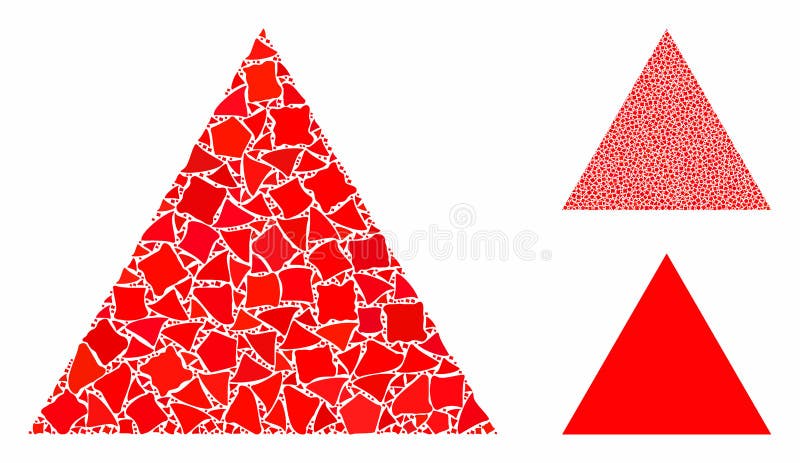Filled Triangle Composition Icon of Tremulant Items Stock Illustration ...