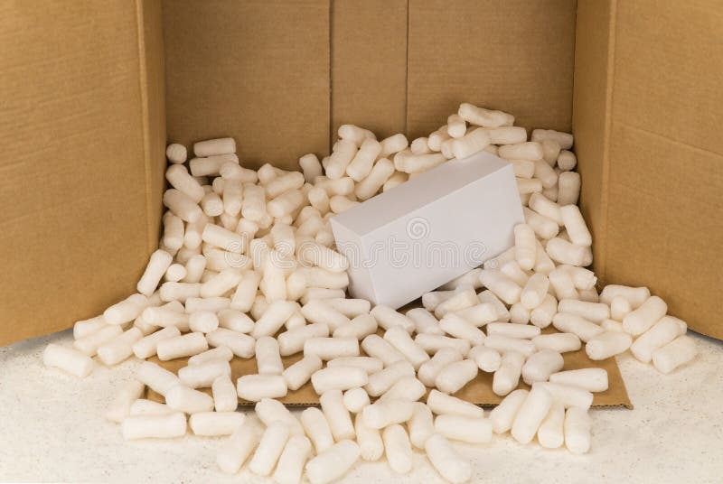 Filler for packaging stock photo. Image of send, carton - 233134632