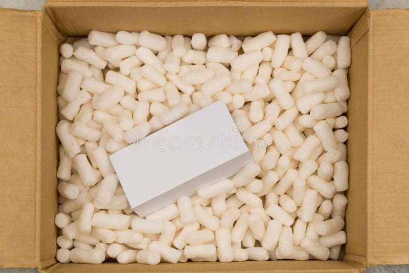 Filler for packaging stock photo. Image of container - 233134708
