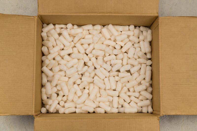 Filler for packaging stock photo. Image of container - 233134708