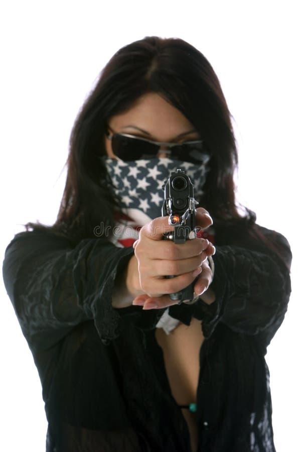 Filles Chaudes Avec Des Concepts De Canons Photo Stock Image Du