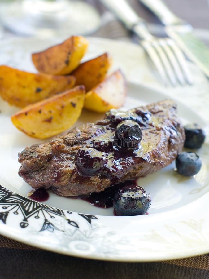 Fillet stock image. Image of potato, sauce, beef, dinner - 23632471