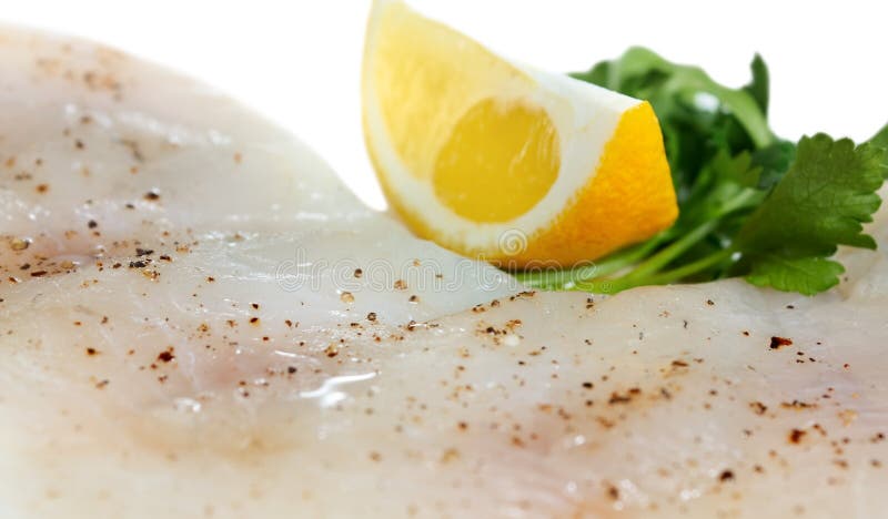 Fillet Carp of Marinated. on White Stock Image - Image of nutritious ...
