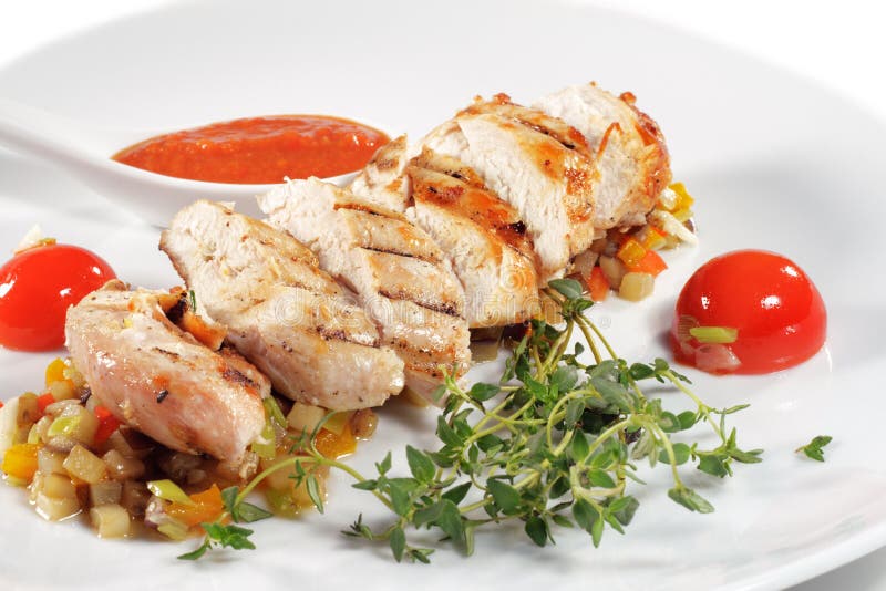 Fillet of Chicken stock photo. Image of fried, fillet - 8310342