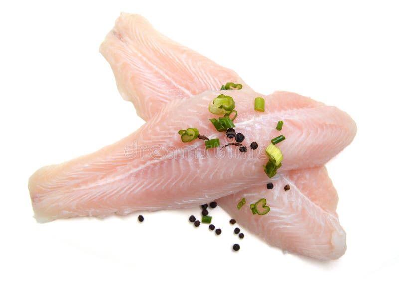 Fillet of Fish Pangasius stock photo. Image of pepper - 66958264