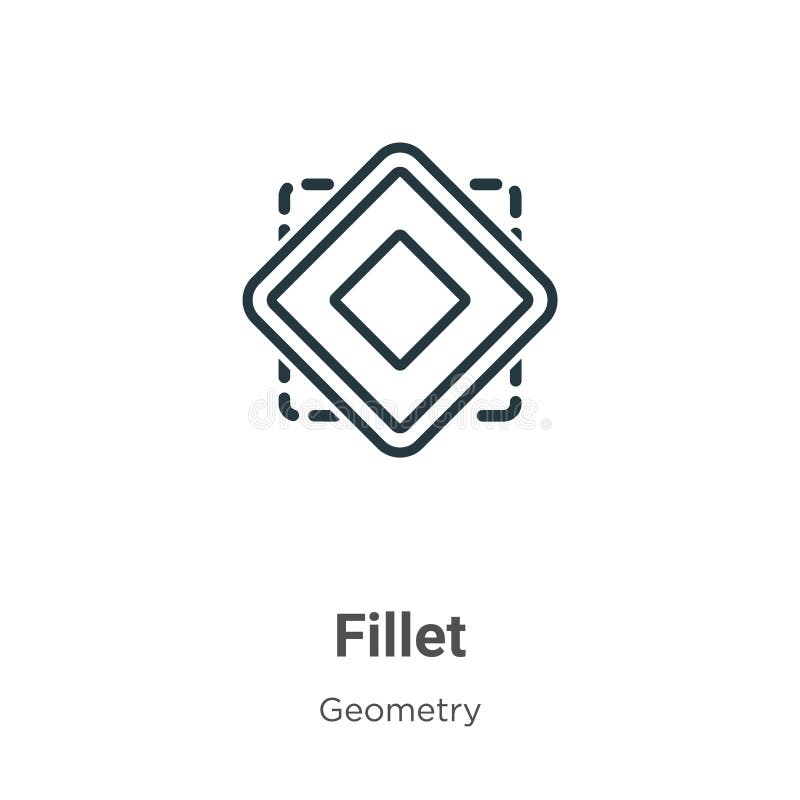 Fillet Outline Stock Illustrations – 2,639 Fillet Outline Stock ...