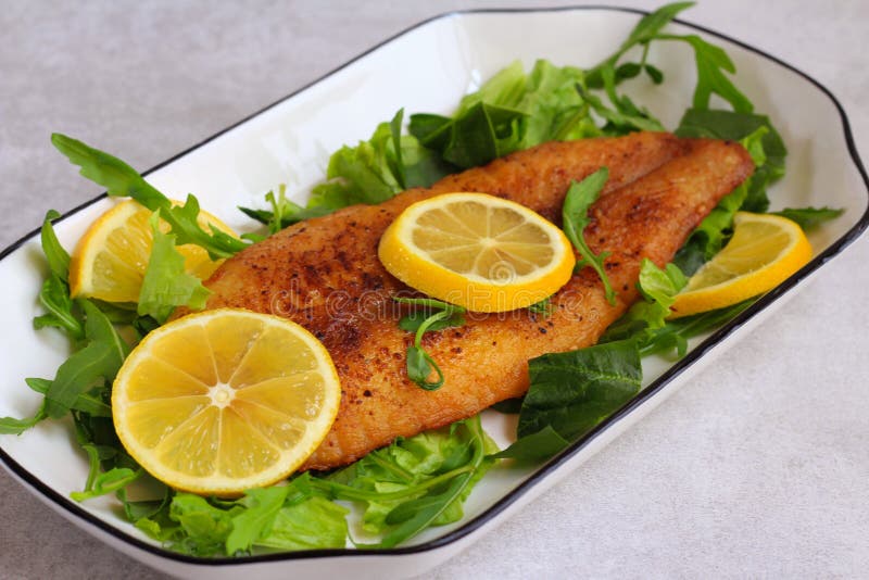 Fillet of pangasius stock image. Image of fish, homemade - 248376677