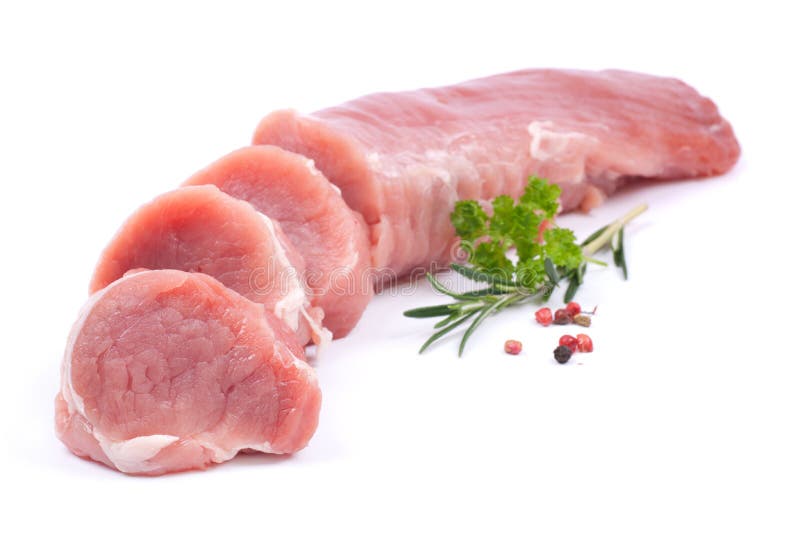 Fillet of pork stock photo. Image of vitamin, herbs, tenderloin - 29682098
