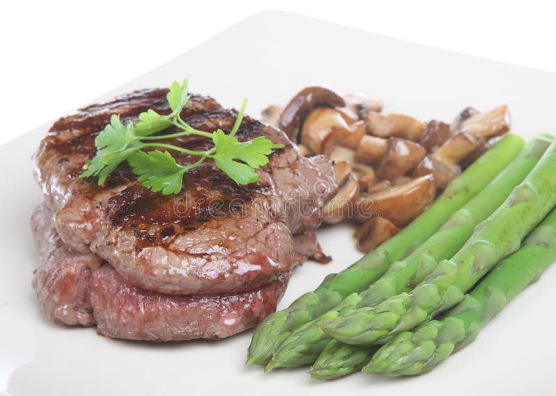 Rare Fillet Steak stock photo. Image of macro, pepper - 10807128