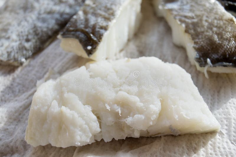 Fillets of salt cod stock photo. Image of salted, codfish - 80612352