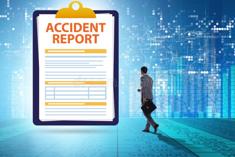 Filling in Accident Report in Insurance Concept Stock Image - Image of ...