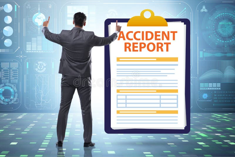 Filling in Accident Report in Insurance Concept Stock Photo - Image of ...