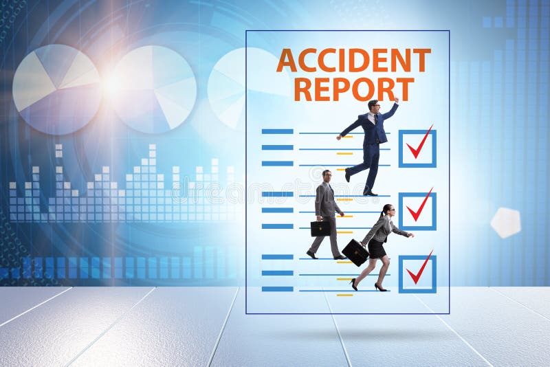 Filling in Accident Report in Insurance Concept Stock Photo - Image of ...