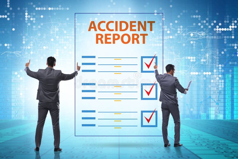 Filling in Accident Report in Insurance Concept Stock Photo - Image of ...