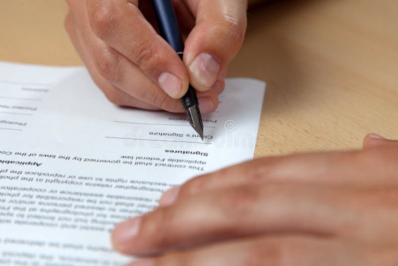 Filling Application Form stock photo. Image of opinion - 53899830