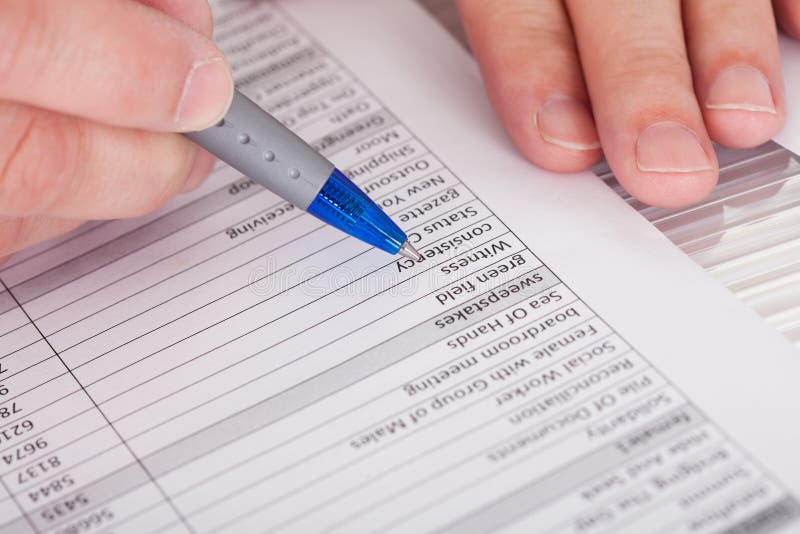 Filling Application Form for Job Stock Image - Image of resources ...