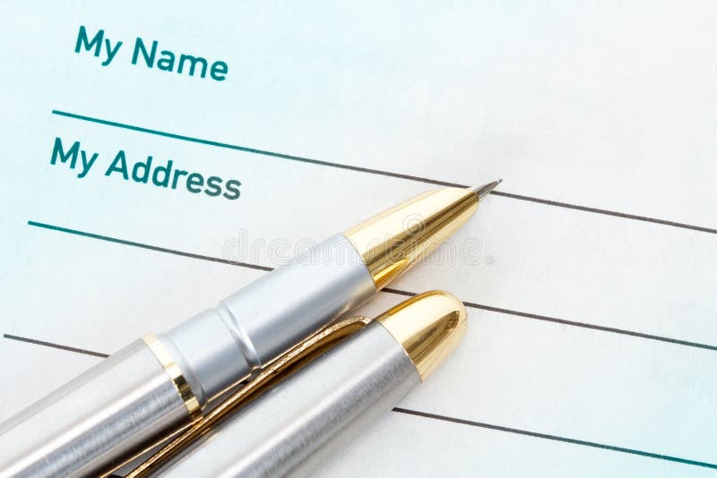 Filling the Application Form Stock Photo - Image of information ...