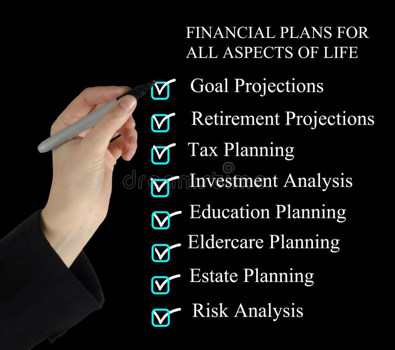 Checklist for Financial Plans Stock Image - Image of list, choice ...