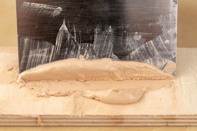 Filling Compound for Patching Wood. Patching Boards with a Leveling ...