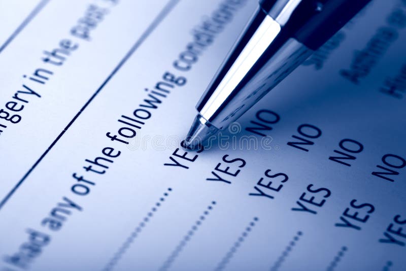 Filling Document Form stock photo. Image of filling, close - 29552832