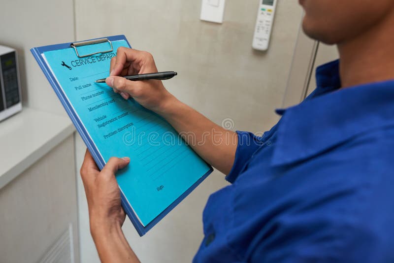 Filling document stock image. Image of renovation, occupation - 116853785