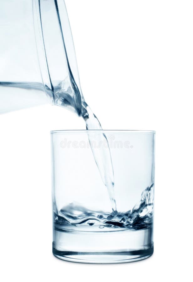 Filling a glass with water stock photo. Image of potable - 17355784